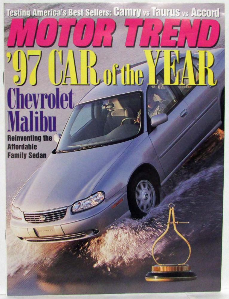 1997 Chevrolet Malibu Motor Trend Car of the Year Press Kit