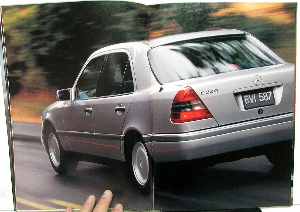 1995 Mercedes-Benz C Class Dealer Prestige Sales Brochure Large Features