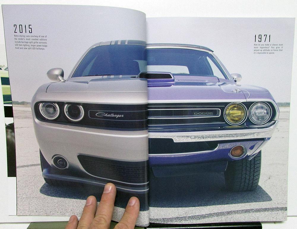 2015 Dodge Challenger Dealer Sales Brochure Hellcat Shaker SRT RT Hemi ...