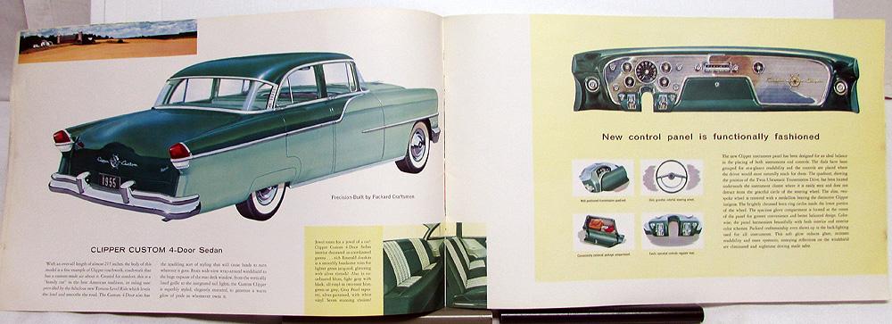 1955 Packard Clipper Dealer Large Oversized Sales Brochure Features ...
