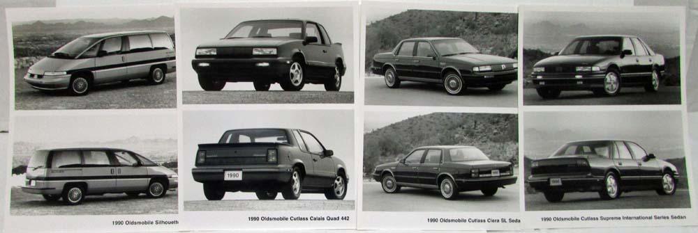 1990 Oldsmobile Press Kit - Trofeo Cutlass Calais Quad 442 Supreme 88