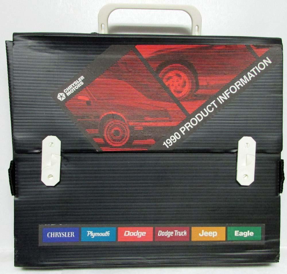 1990 Chrysler Motors Press Kit - Chrysler Plymouth Dodge Truck Jeep Eagle