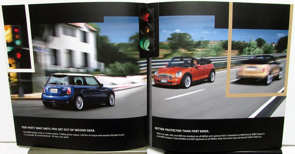 2004 Mini Full Line Sales Brochure Folder Mini One D Cooper S ...