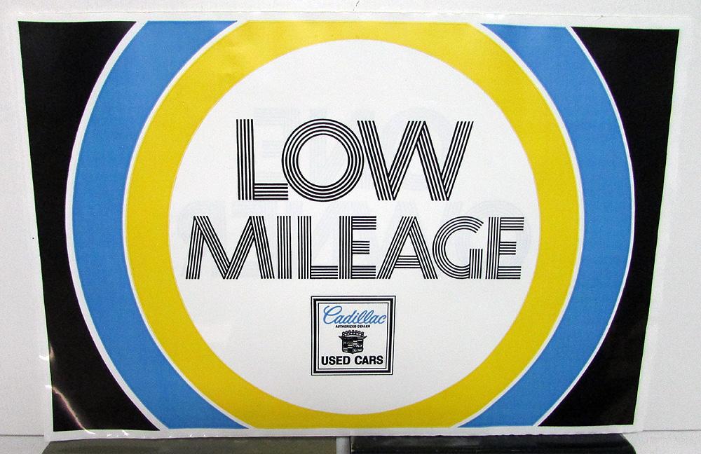 Cadillac Used Cars Dealer Visor Promotional Display Covers Set Of 6 ...