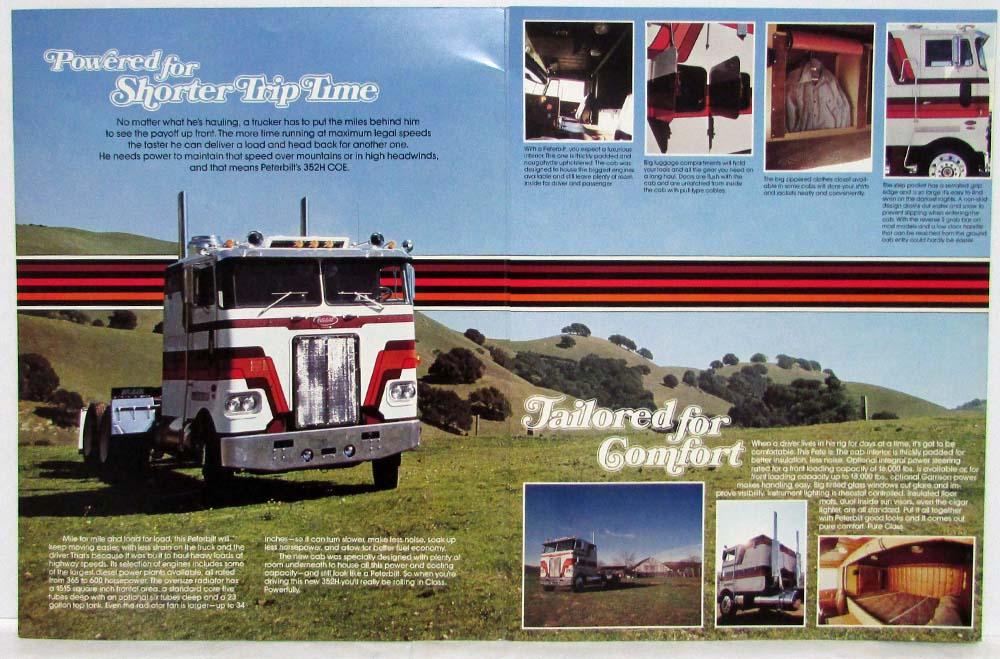 1977 Peterbilt 352H COE High Powered Class Sales Folder