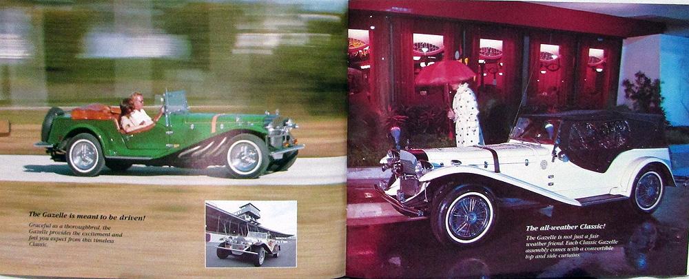 1984 1985 Gazelle Speedster C & TD by CMC With Extras Sales Brochure Orig