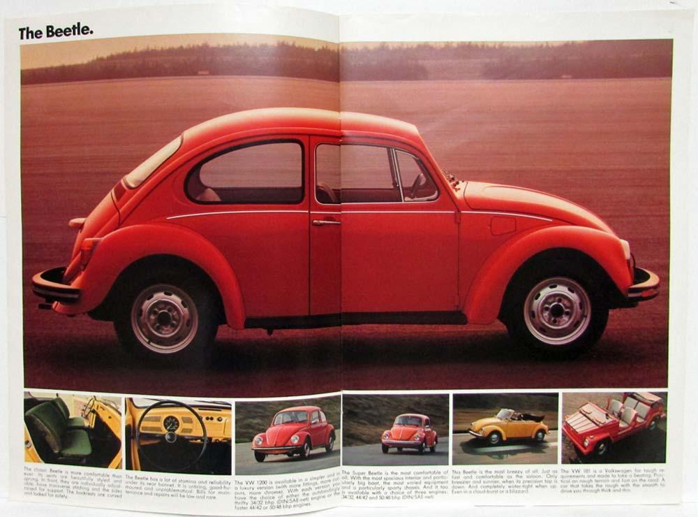 1975 Volkswagen VW Programme Sales Brochure