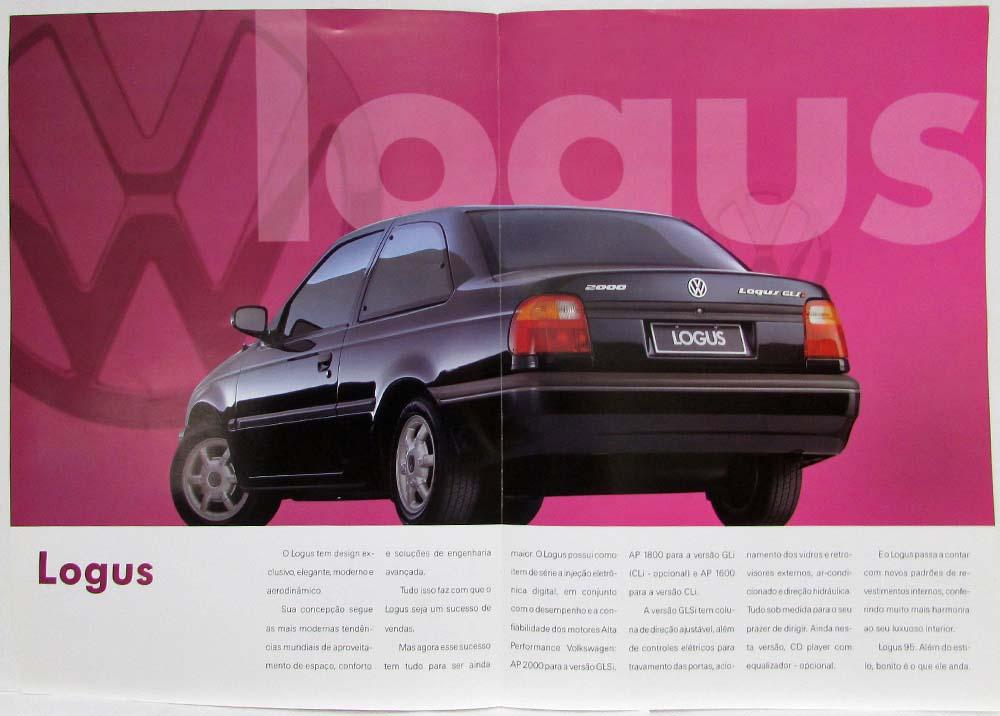 1995 Volkswagen VW Logus CLi GLi GLSi Sales Brochure & Specs ...