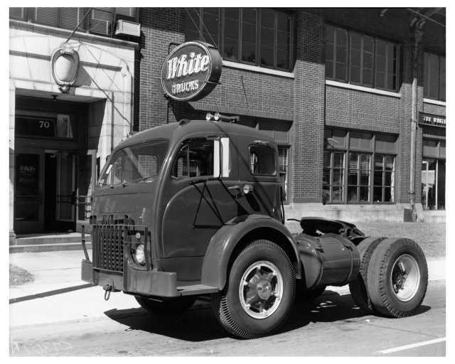 1949 White 3000 Series Truck Press Photo 0208