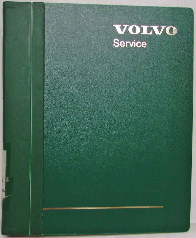 1975-1993 Volvo 200 Service Shop Manuals - 2 20-29 Fuel exc LH 4-Cyl ...