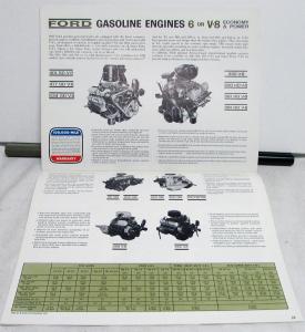 1965 Ford Truck Full Line Pickup Econoline Ranchero F Series Brochure ...