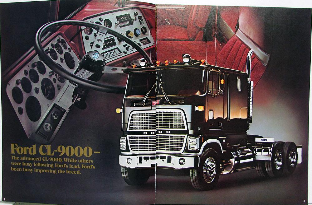 1983 Ford CL-9000 Truck Dealer Sales Brochure