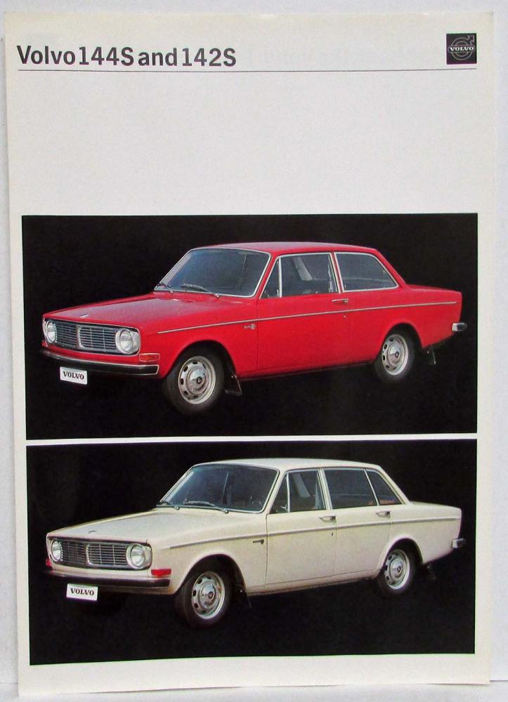 1968 Volvo 144S and 142S Spec Sheet