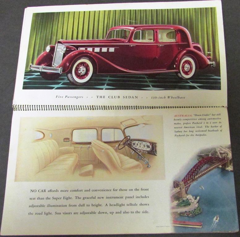 1935 Packard Super 8 Sedan Limo Coupe Roadster Victoria Phaeton Sales ...