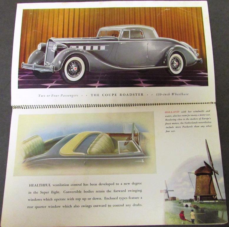 1935 Packard Super 8 Sedan Limo Coupe Roadster Victoria Phaeton Sales ...