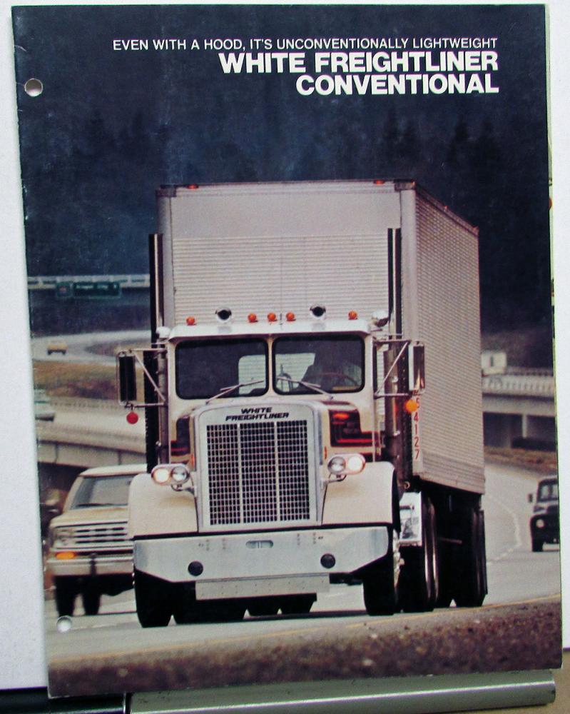 1973 White Freightliner Conventional Sales Brochure Features Original
