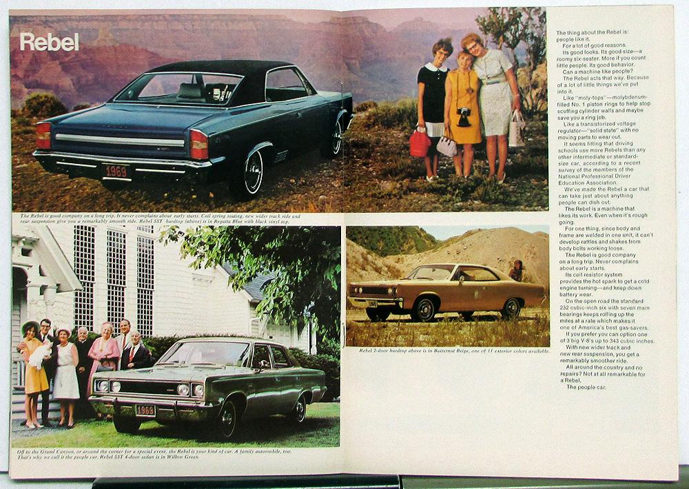 1969 AMC Americana Magazine Special Announcement Issue Full Line of ...