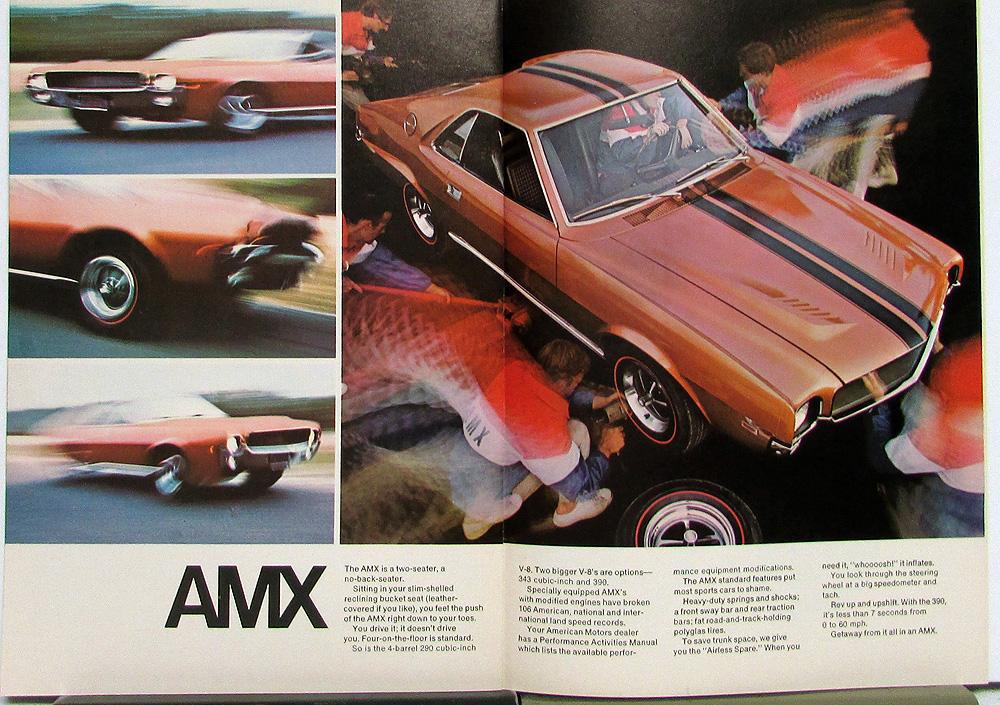 1969 AMC Americana Magazine Special Announcement Issue Full Line of ...