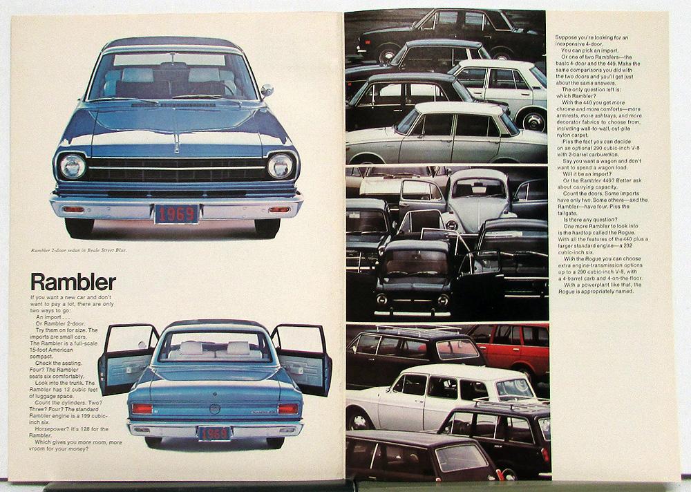 1969 AMC Americana Magazine Special Announcement Issue Full Line of ...