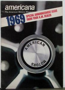 1969 AMC Americana Magazine Special Announcement Issue Full Line of ...