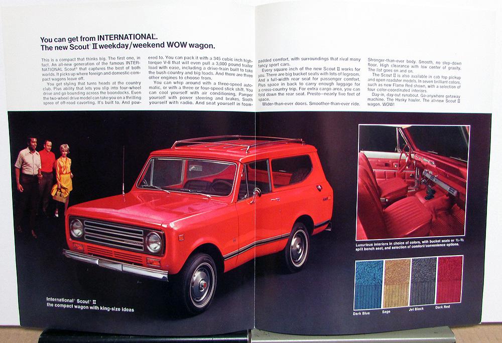 1971 International IH Scout II Dealer New Model Introduction Sales Brochure
