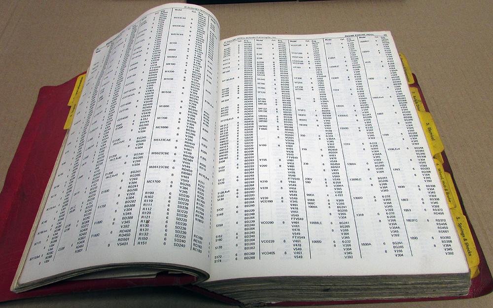 1964-74 Hollander Car & Truck Parts Interchange Book 40th Edition GM ...