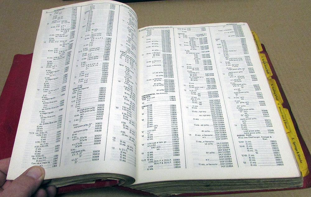 1964-74 Hollander Car & Truck Parts Interchange Book 40th Edition GM ...