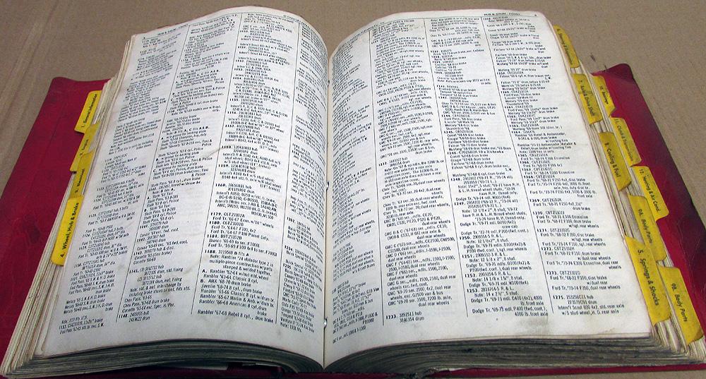 1964-74 Hollander Car & Truck Parts Interchange Book 40th Edition GM ...