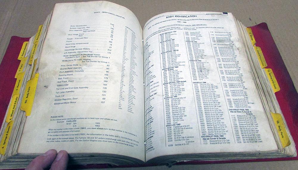 1964-74 Hollander Car & Truck Parts Interchange Book 40th Edition GM ...