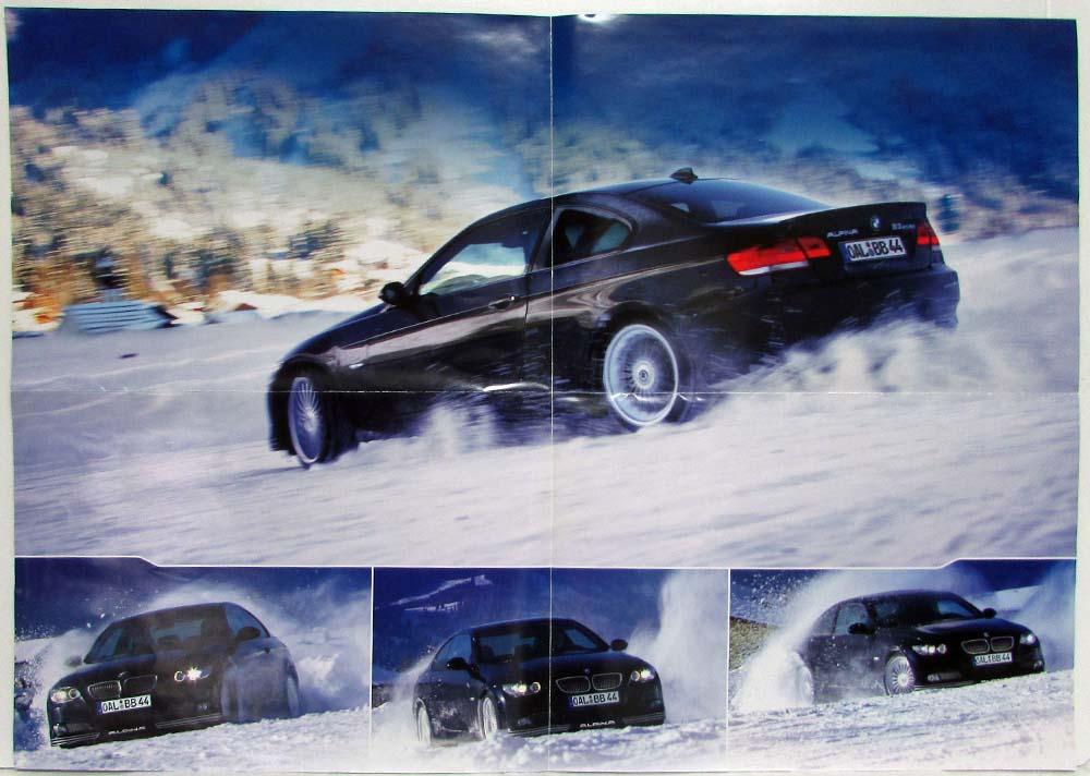 2008 BMW Alpina Fine Automobiles for the Connoisseur Sales Folder Poster