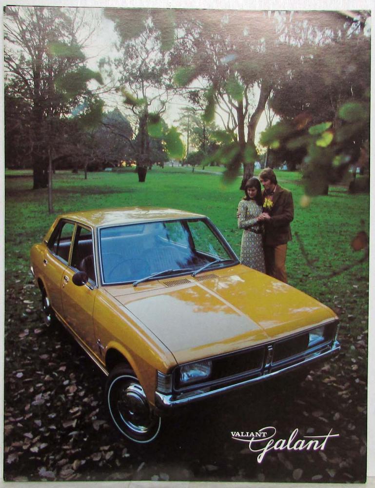 1969-1973 Chrysler Valiant Galant Sales Folder - Australian Market