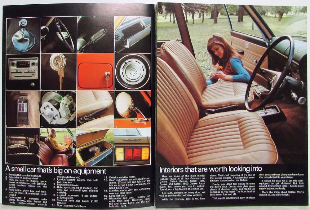 1969-1973 Chrysler Valiant Galant Sales Folder - Australian Market