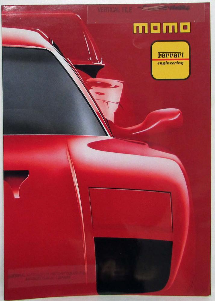1994 MOMO Ferrari Engineering Wheels Sales Brochure - Multi-Language