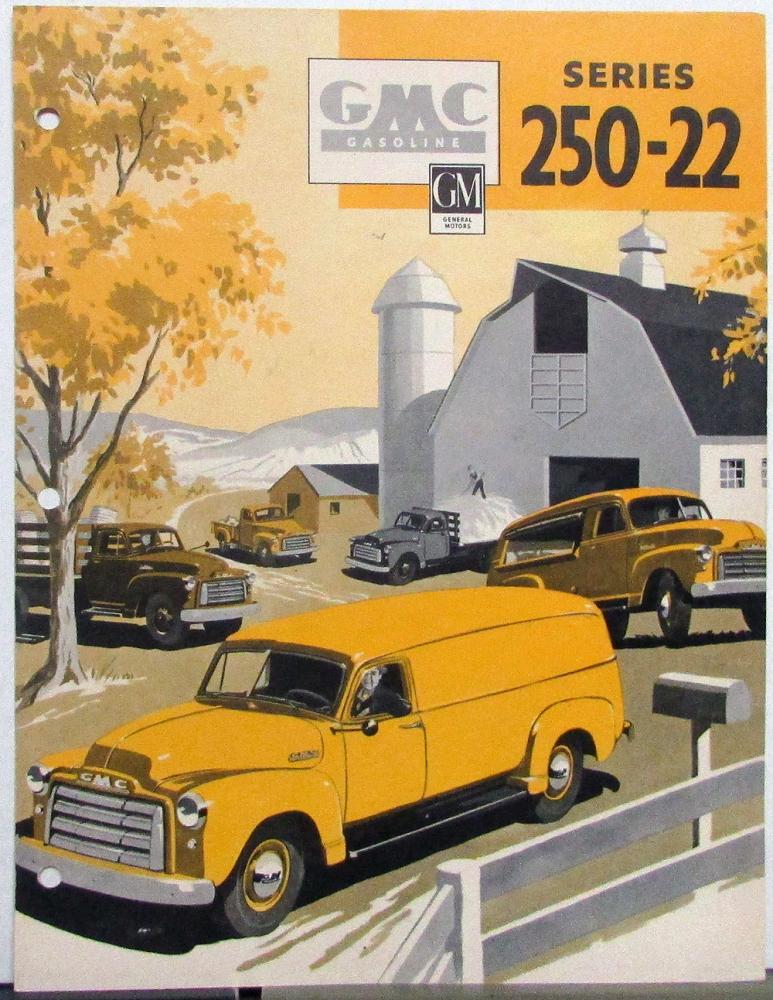 1953 Gmc 250-22 Catalog and Classic Car Guide, Ratings and Features - Metro Moulded Parts Inc