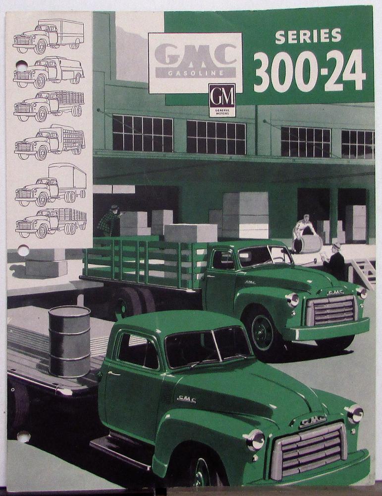 1952 1953 GMC 300 24 Series Truck Platform Stake 248 Engine Sale ...