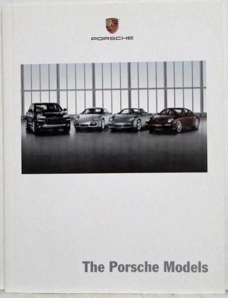 2009 Porsche Dealer Sales Brochure Full Line Boxster 911 Cayenne