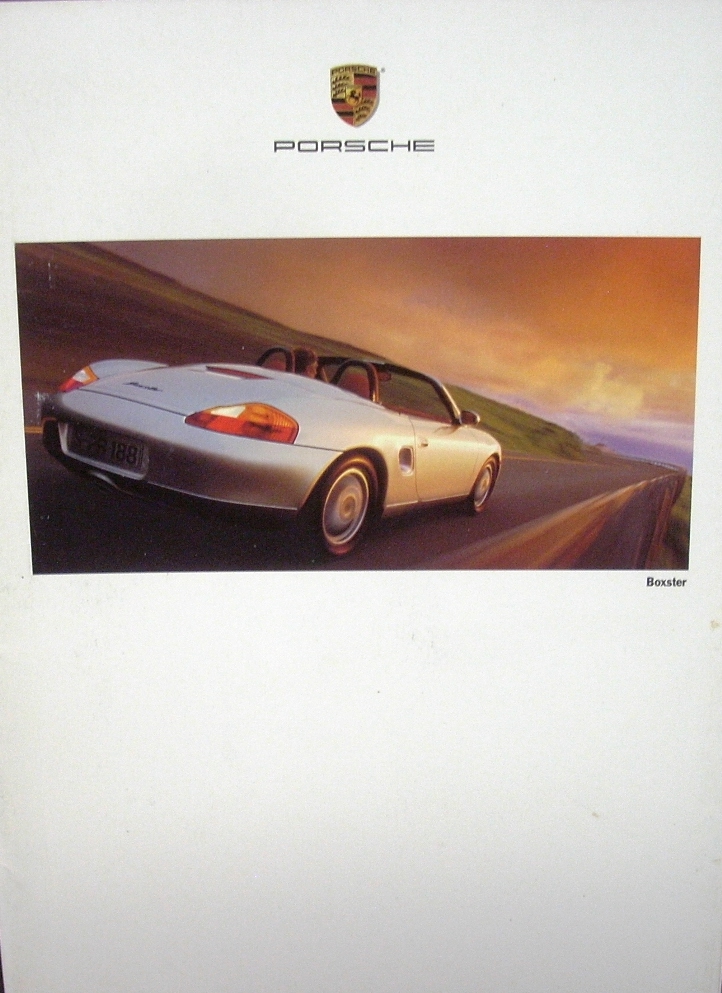 1997 Porsche Dealer Sales Brochure 911 Boxster Features Paint Chips