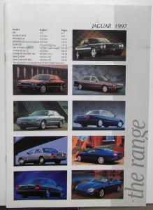 1997 Jaguar Line Sales Brochure Original