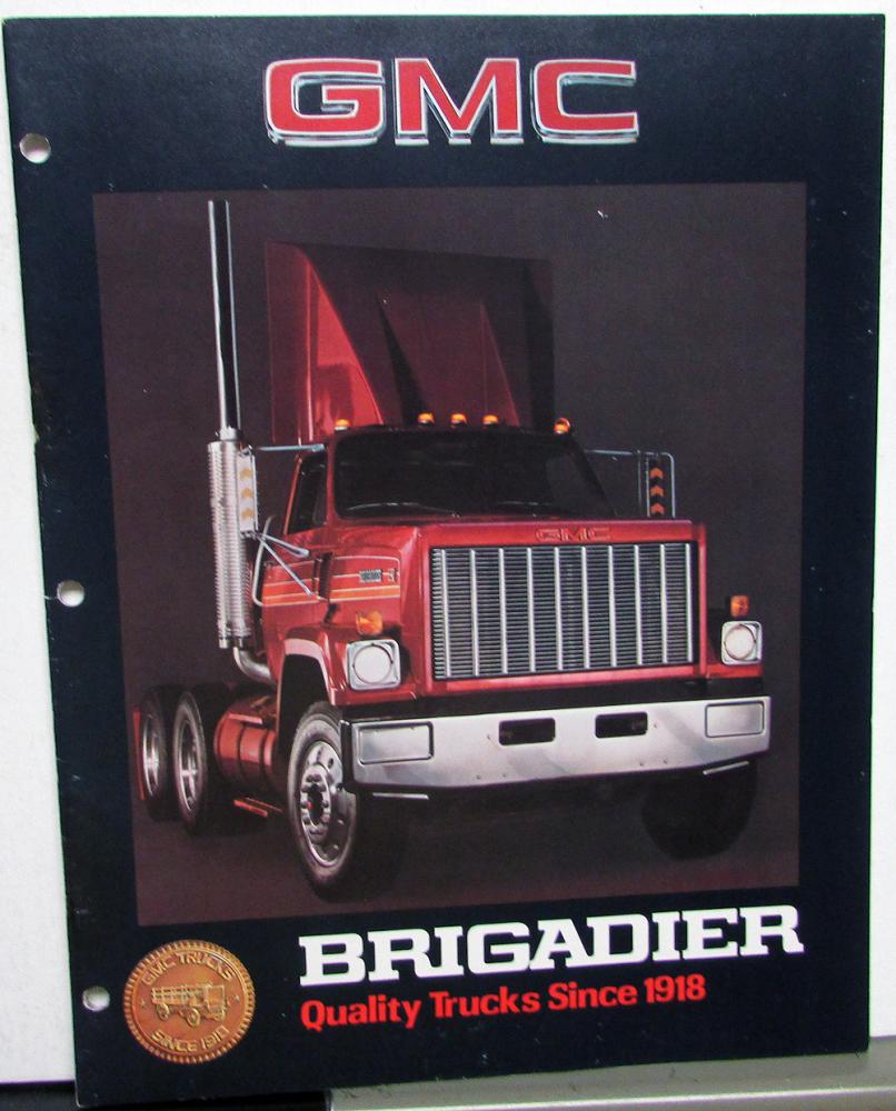 1979 GMC Brigadier Truck Sales Brochure Original