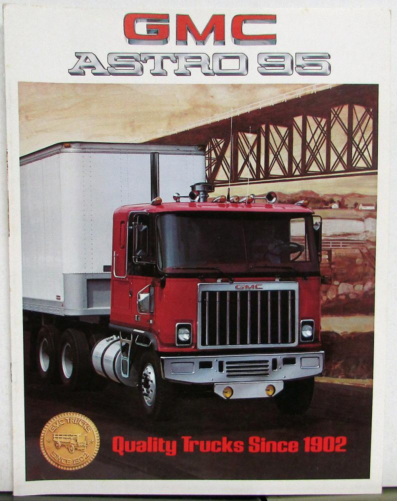 1980 GMC Astro 95 Comprehensive and Factual Sales Brochure Catalog Original