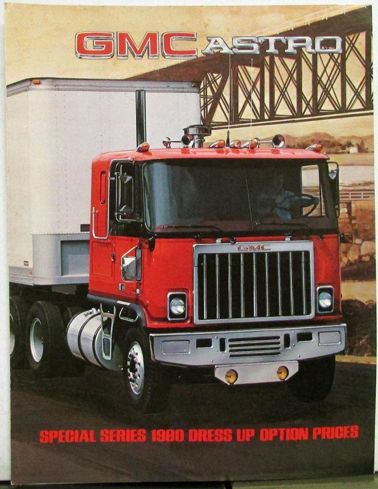 1980 GMC Astro Dress Up Packages Options Sales Brochure Folder Original