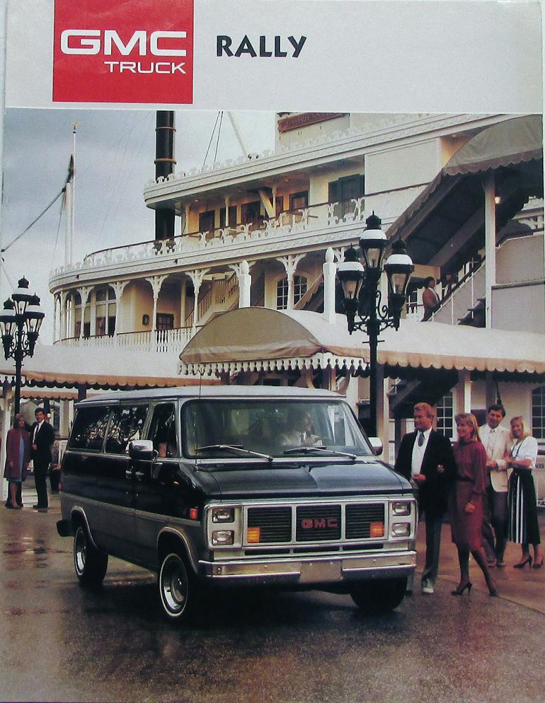 1987 GMC Rally STX Custom Van Truck Sales Brochure Original