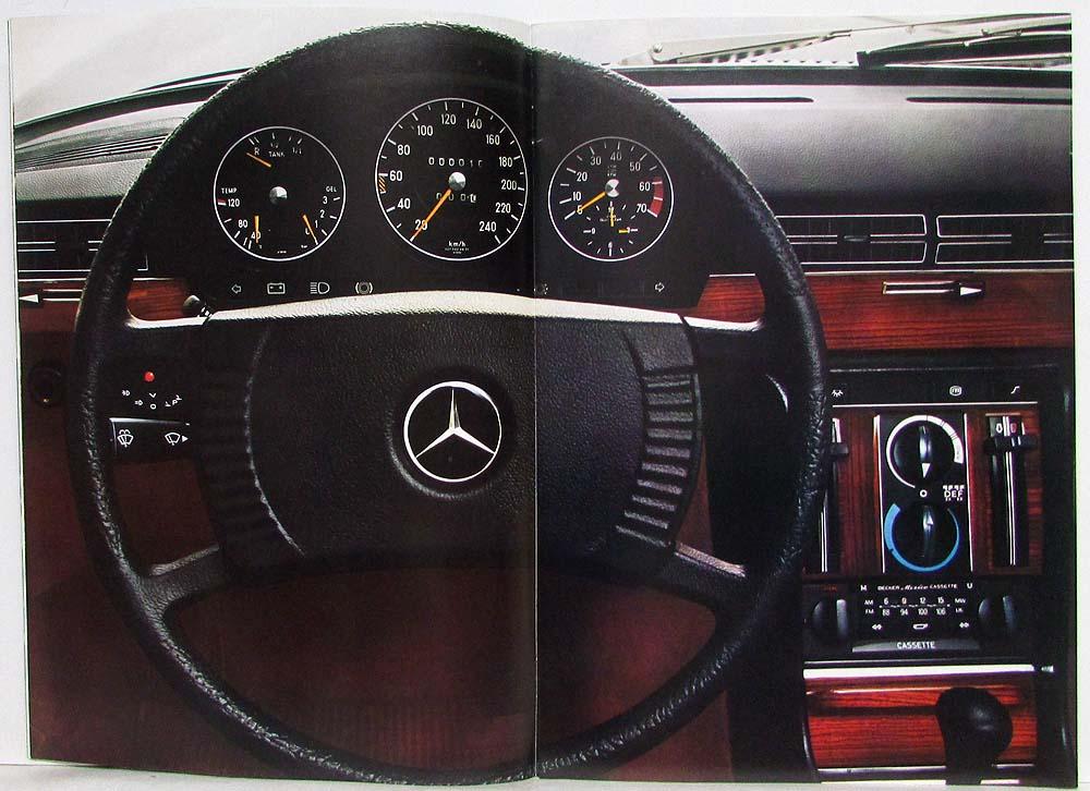 1979 Mercedes-Benz 280S 280SE 280SEL Prestige Sales Brochure - German Text