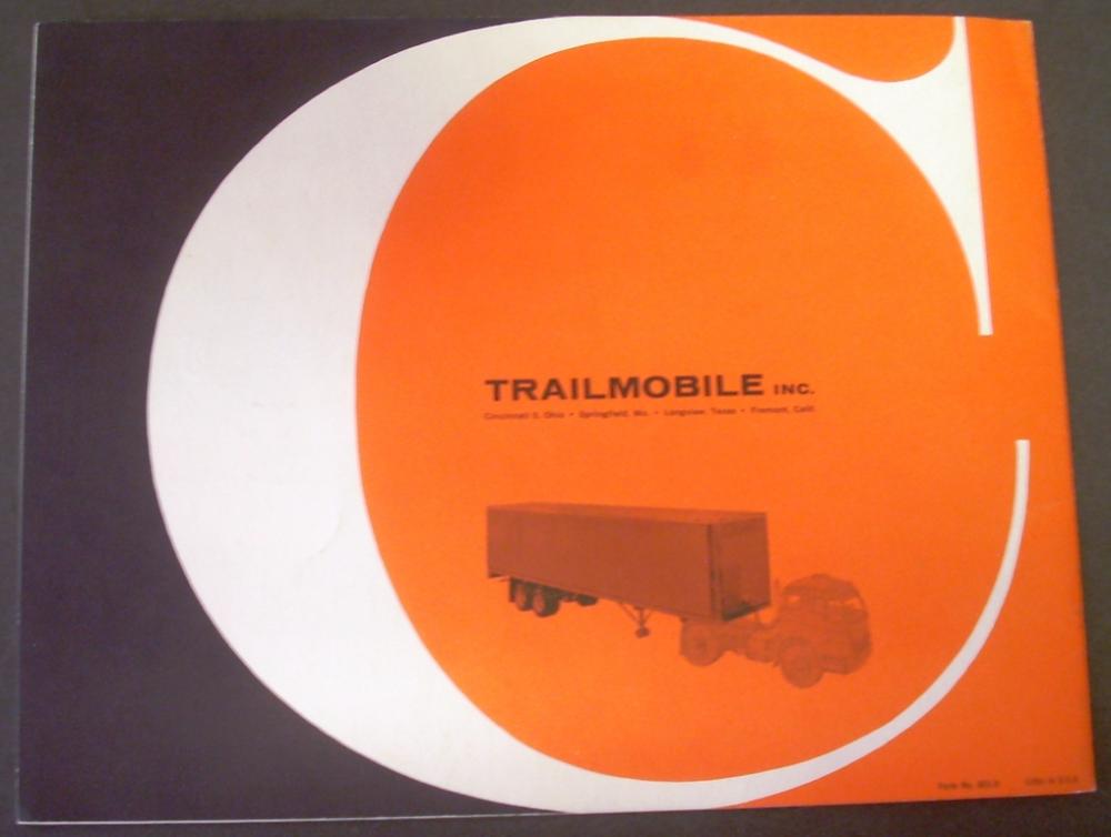 Early 1960's Trailmobile Series 70 Model C Vans Dealer Sales Brochure ...