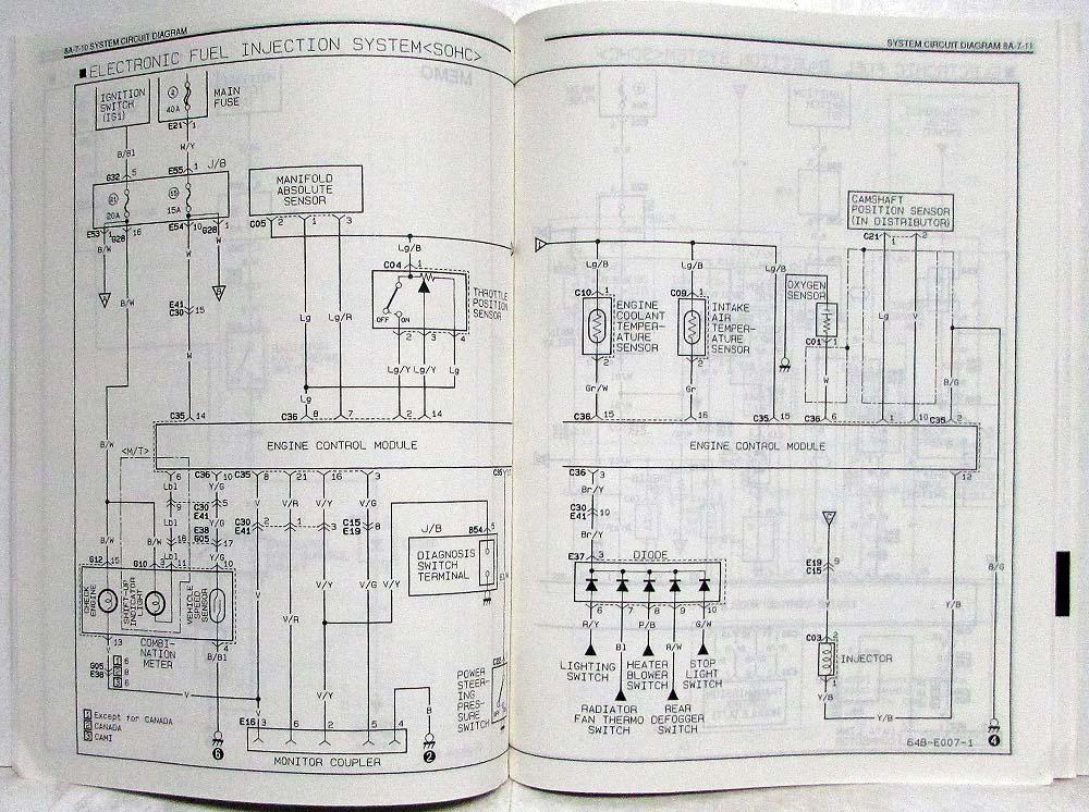 1993 Suzuki Swift Dealer Electrical Wiring Diagram Manual