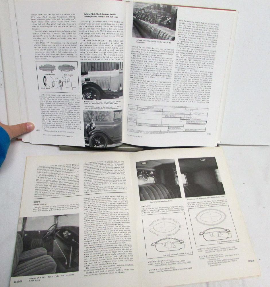 The Ford Model A George DeAngelis Fourth Edition Color Upholstery Facts ...