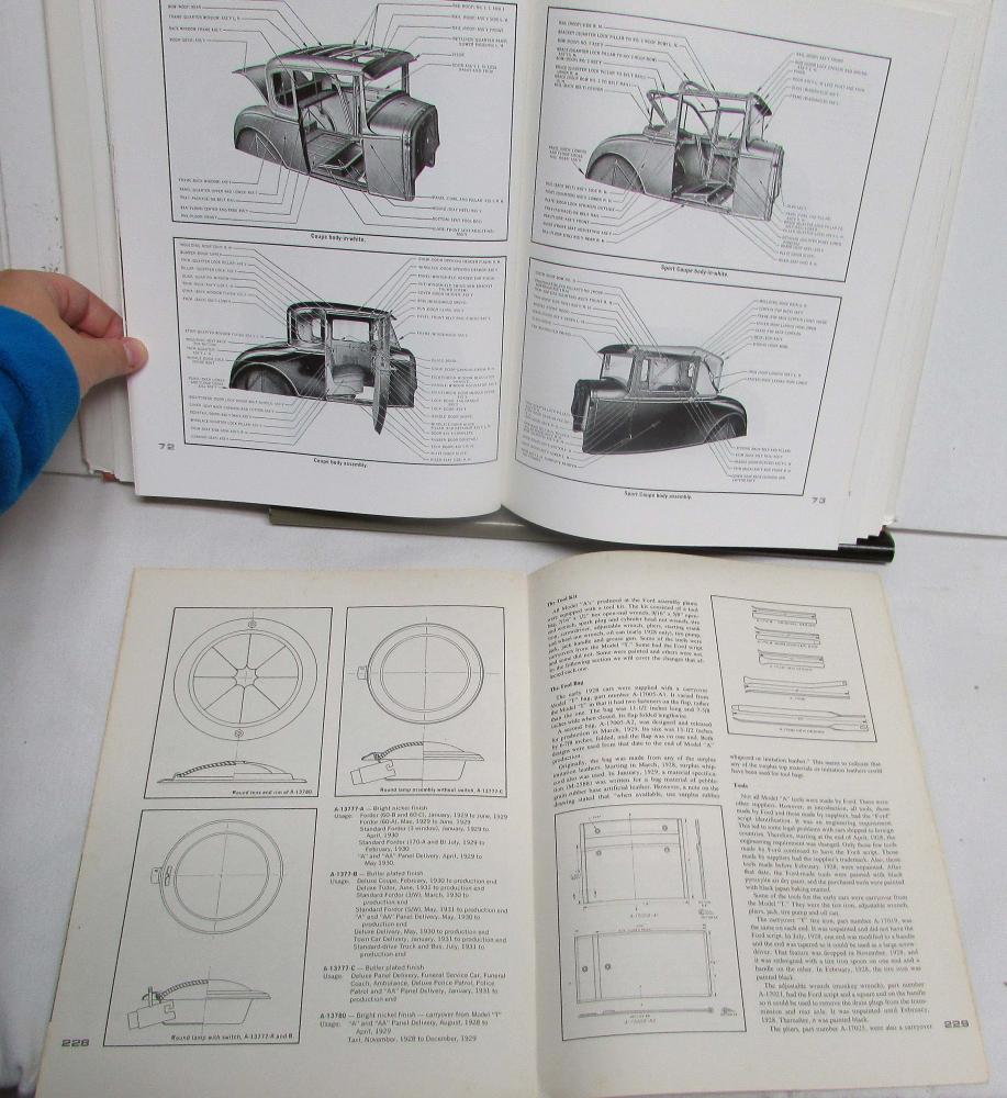 The Ford Model A George DeAngelis Fourth Edition Color Upholstery Facts ...
