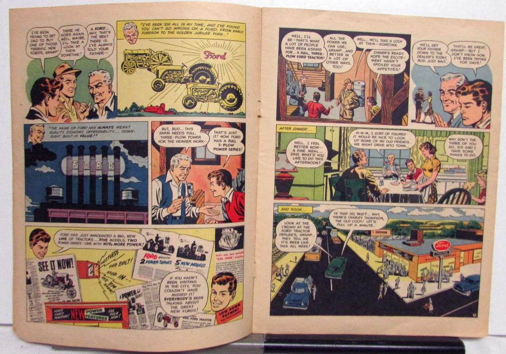 1955 Ford Tractor Comic Book Original What One Farm Family Found Out