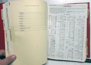 1953-1962 Chevy Cadillac Ford Mopar Hollander Parts Interchange Book ...