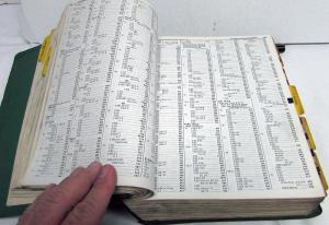 1967-1978 Car & Truck Hollander Parts Interchange Book Ford Chevy Mopar ...